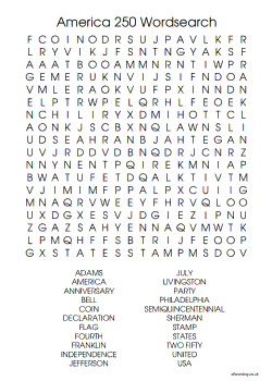 America 250 Easy & Hard Wordsearches Free Printables